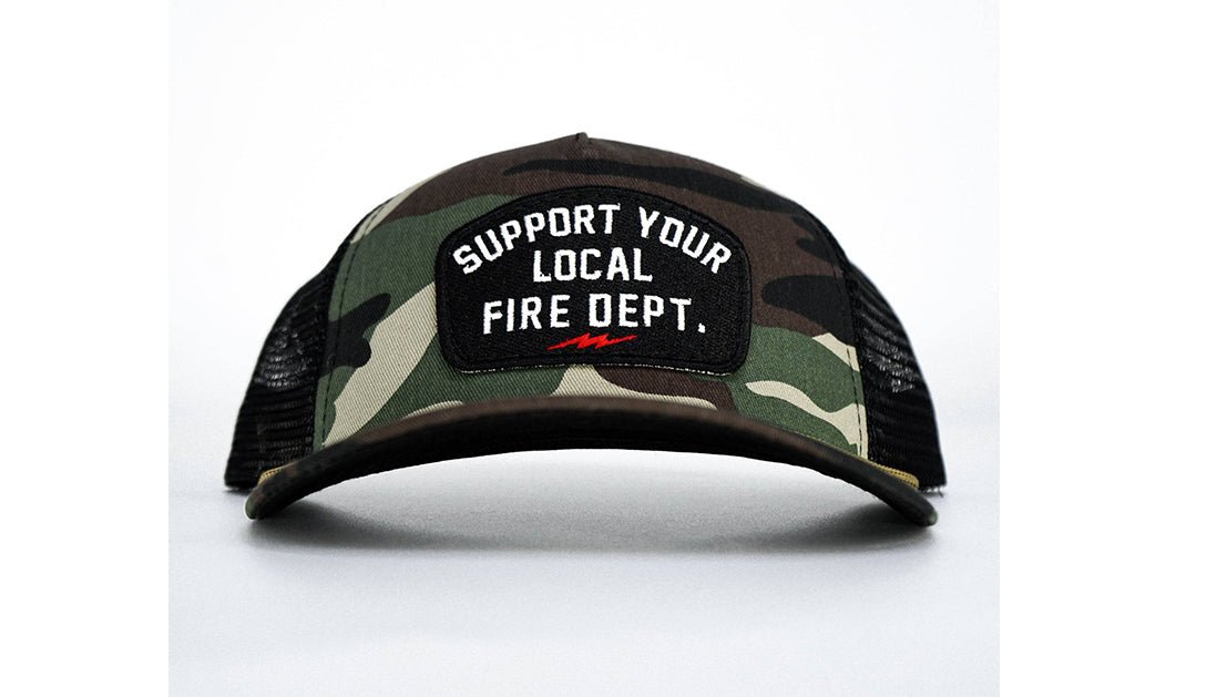 "Support Your Local FIRE DEPT. Patch Snapback" - A Tribute to America's Bravest