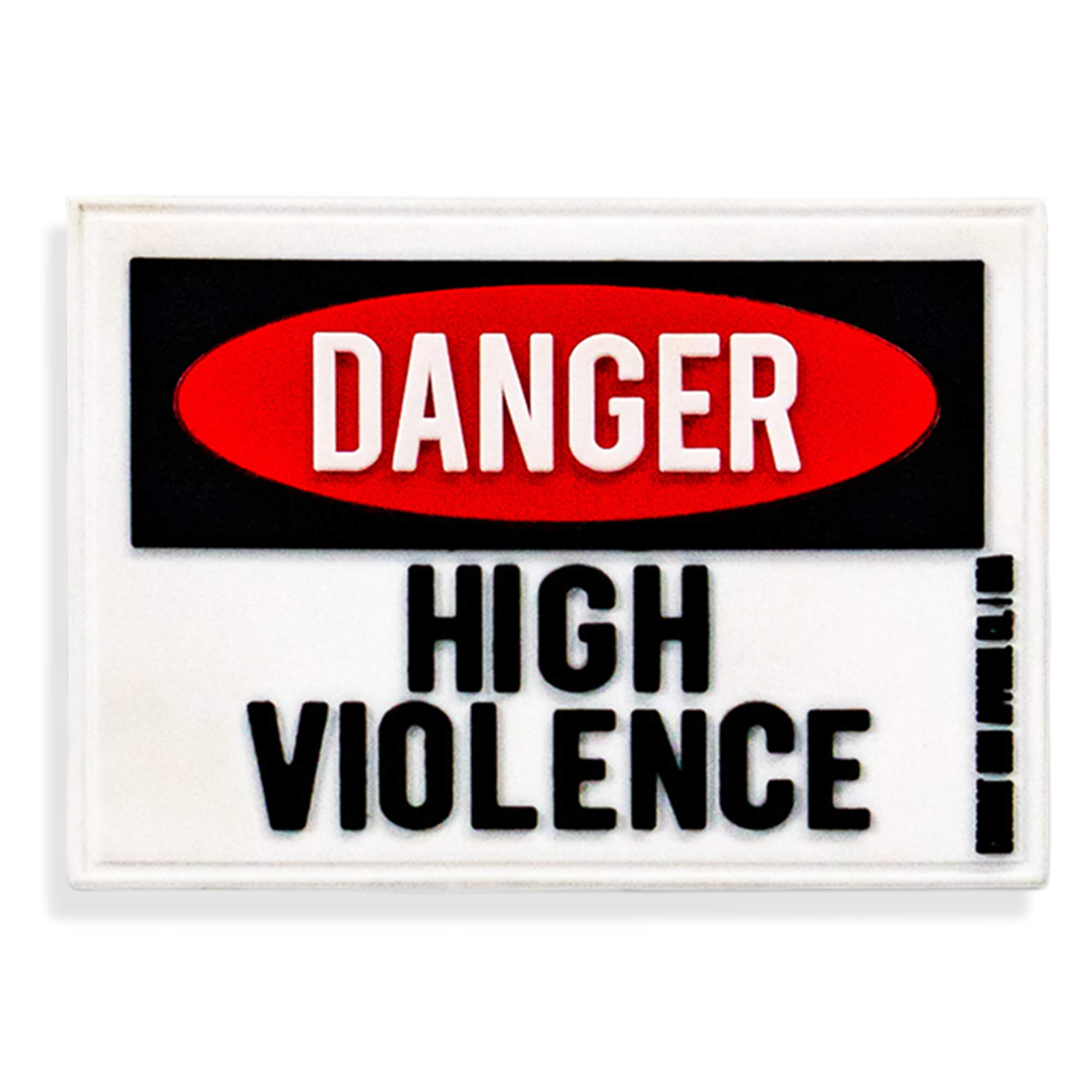 Danger High Violence Pvc Patch | Combat Iron Apparel Co.