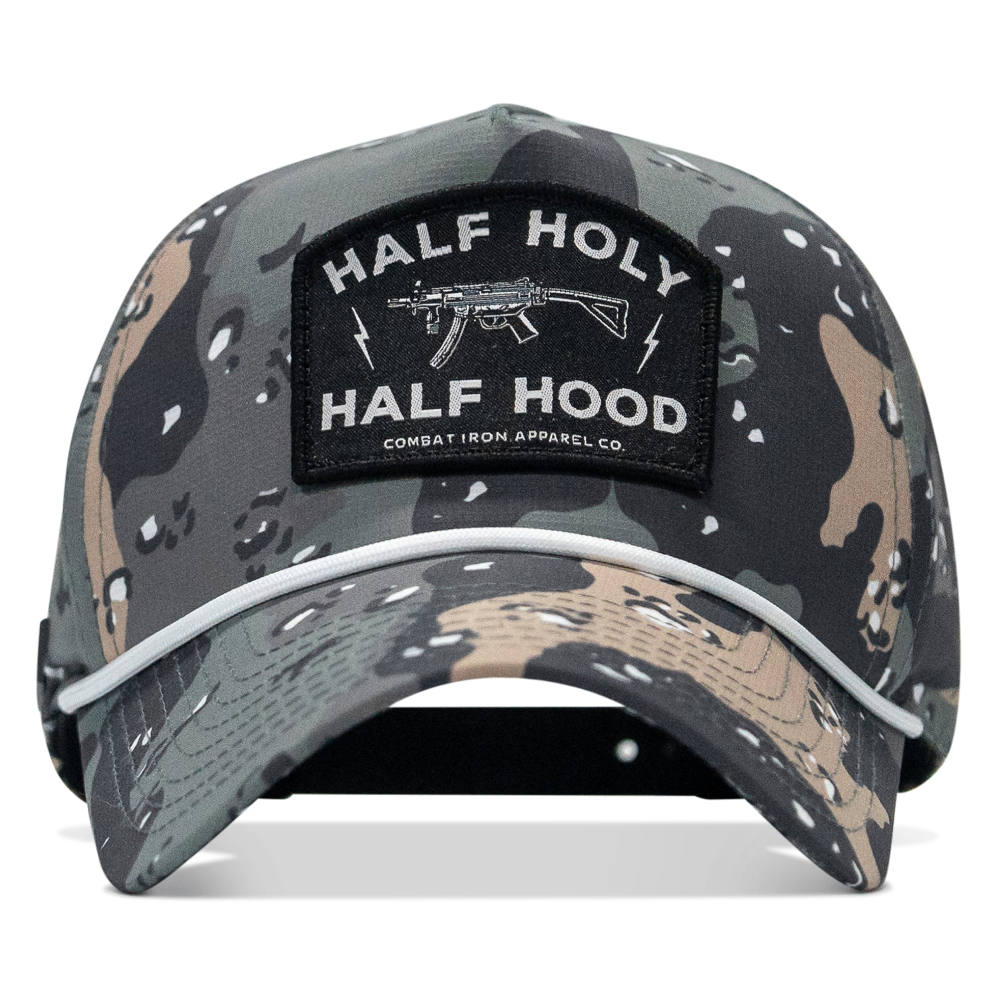 Half Holy. Half Hood. Patch Weekender Snapback | Combat Iron Apparel Co.