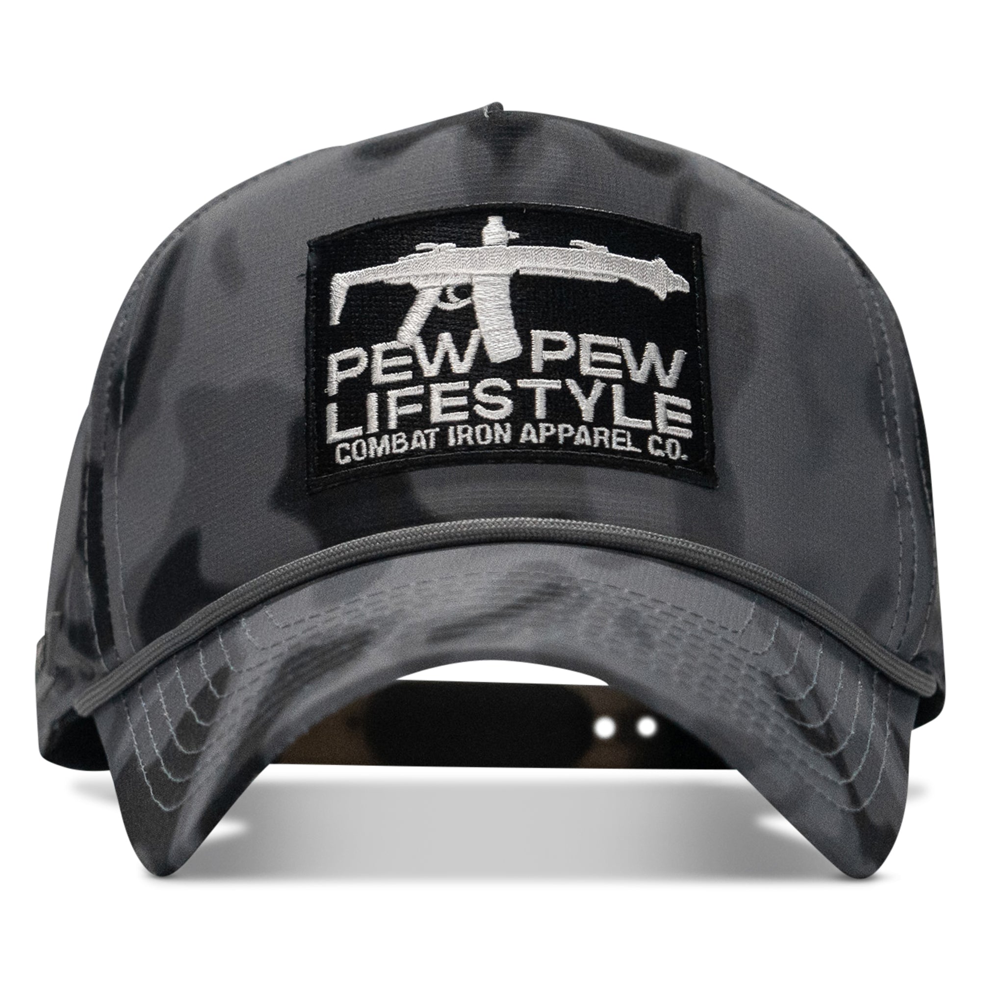 Pew Pew Lifestyle Patch Weekender Snapback Hat | Combat Iron Apparel