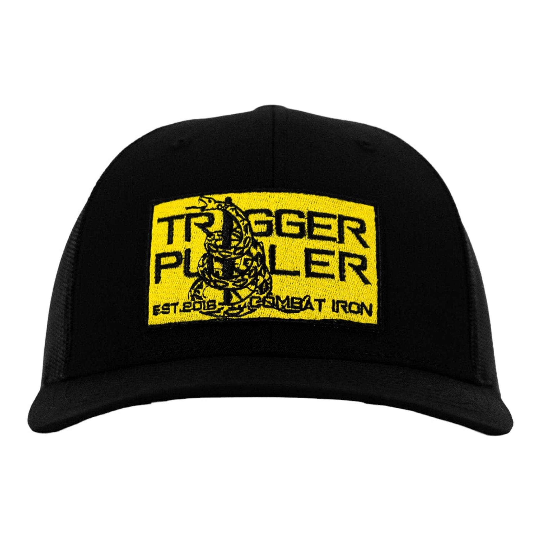 Trigger Puller Yellow Gadsden Flag Patch Snapback | Combat Iron Apparel Co. | Combat Iron ...