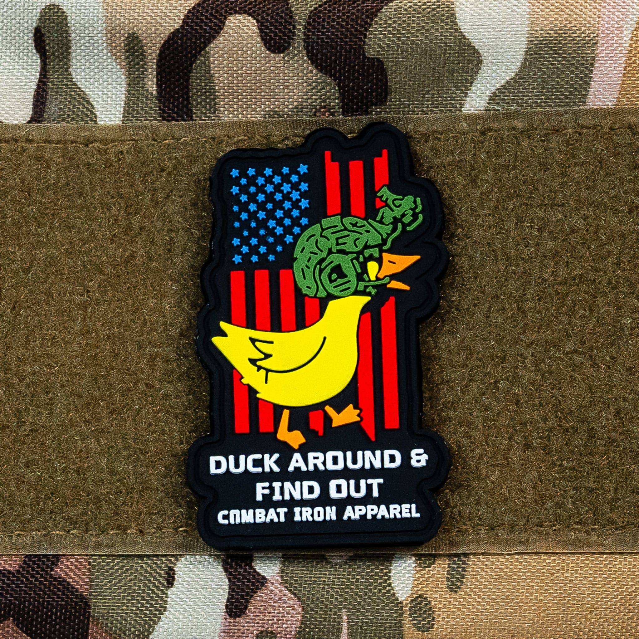 Duck Around Find Out | Tactiduck DAFO PVC Patch | Combat Iron Apparel ...
