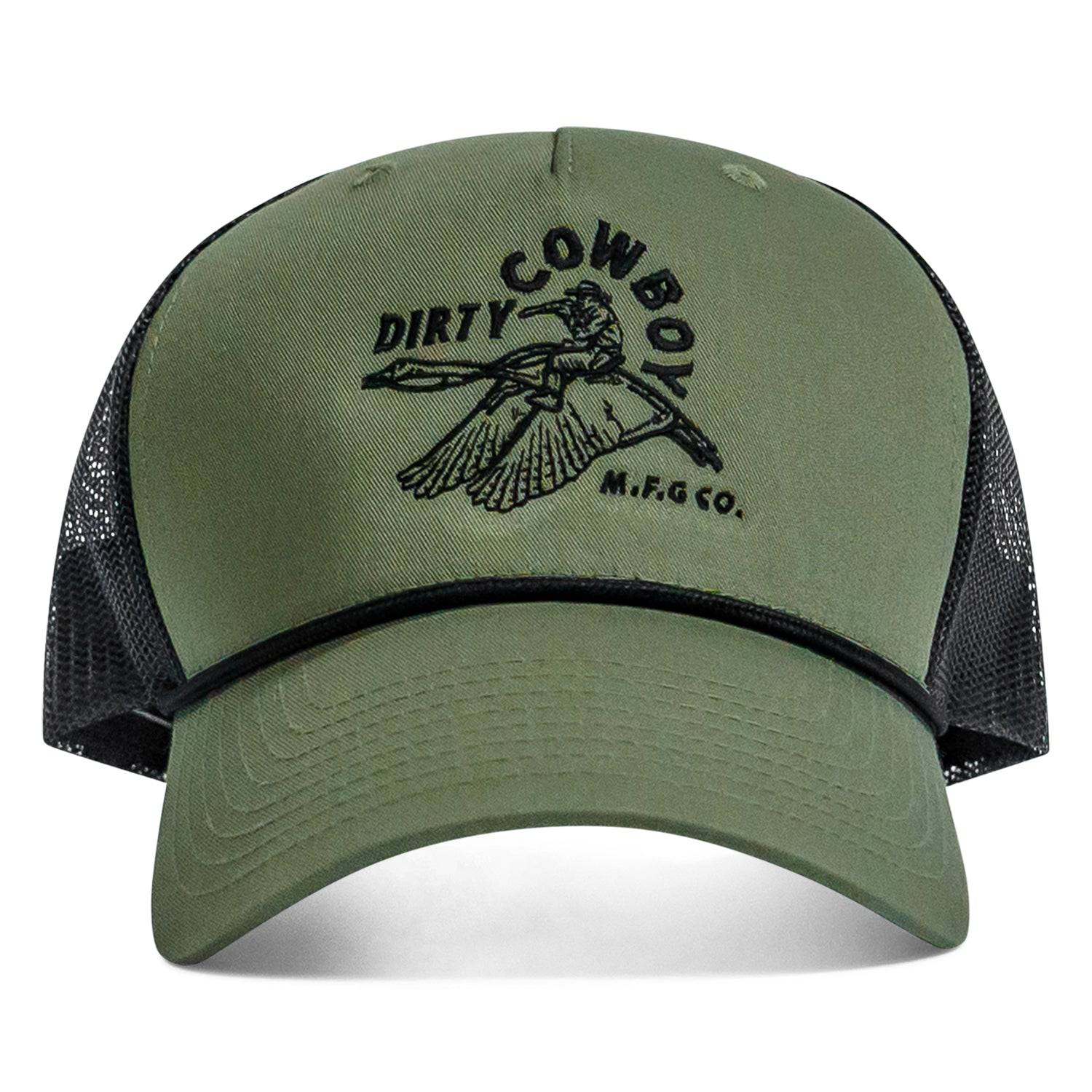 Dirty Cowboy Mfg Swan Rope SnapBack Hat | Combat Iron Apparel Co.