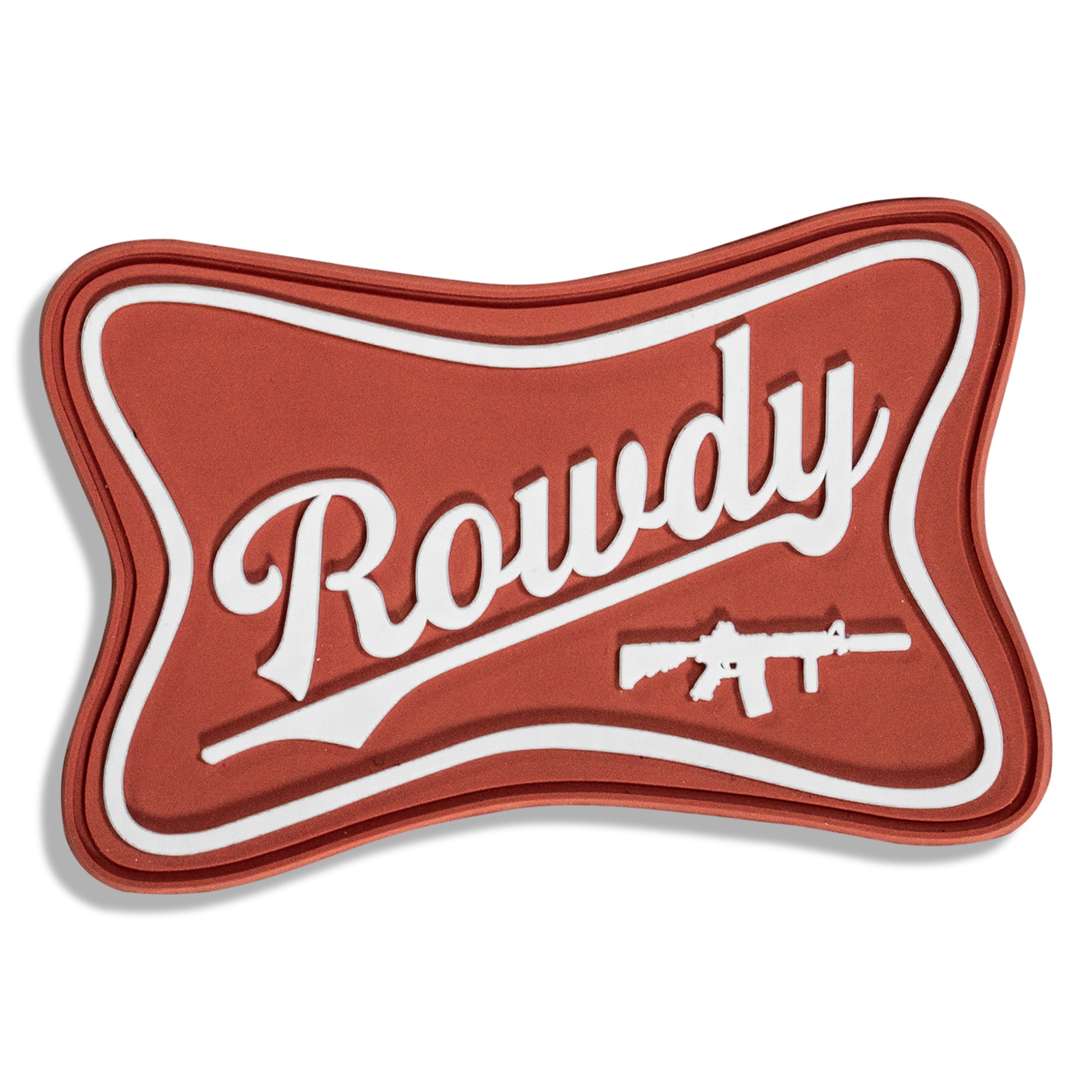 Rowdy Beer Logo PVC Patch | Combat Iron Apparel Co. | Combat Iron ...