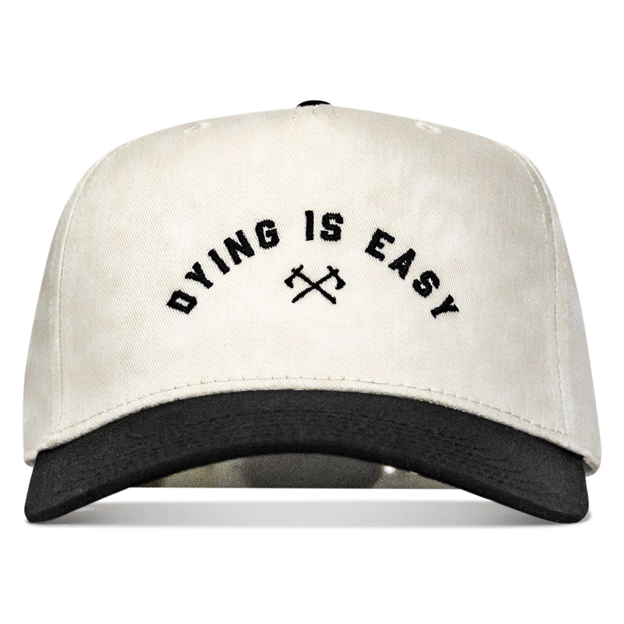 Dying Is Easy Snapback Hat by Combat Iron Apparel Co.