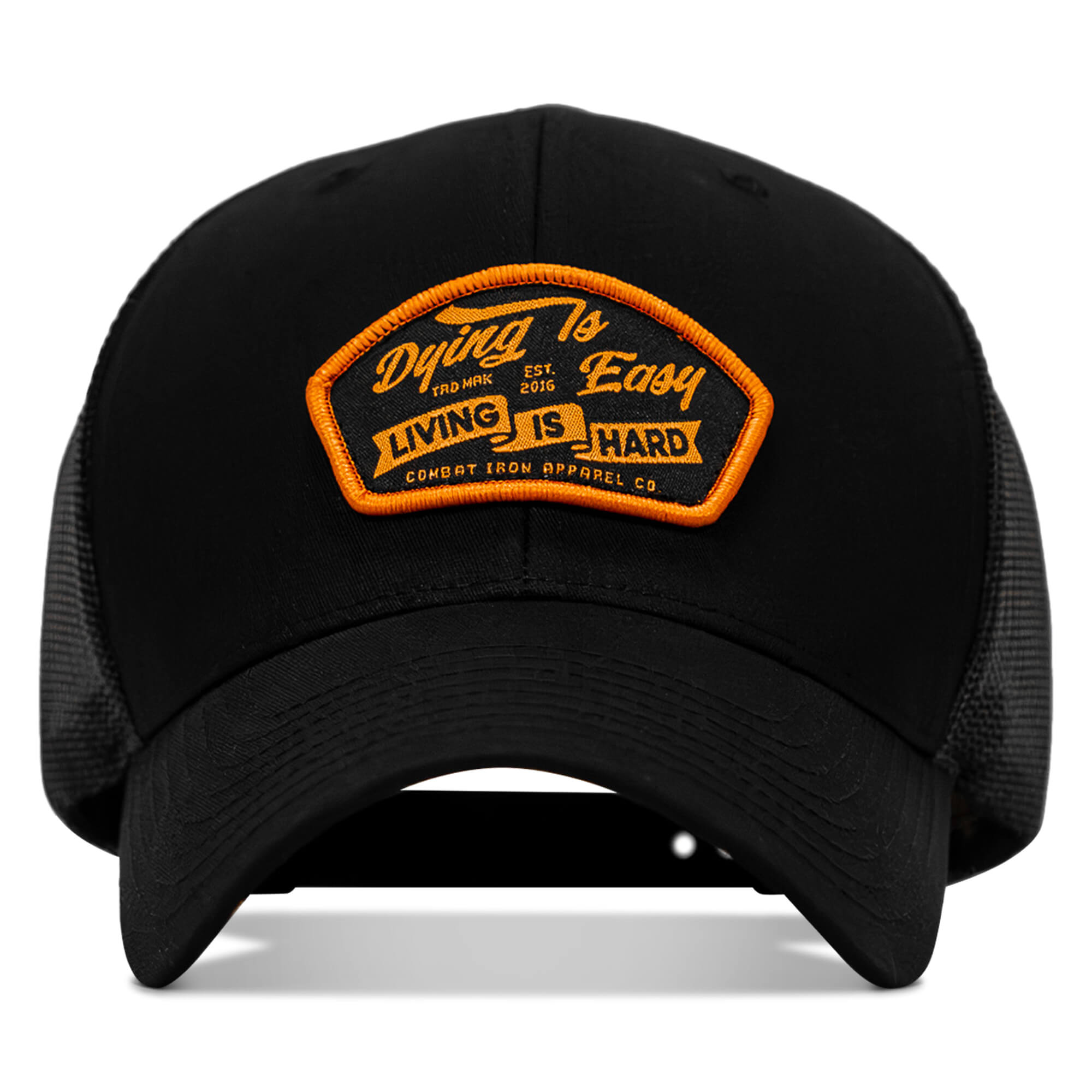Dying Is Easy, Living Is Hard Patch Snapback | Combat Iron Apparel Co.