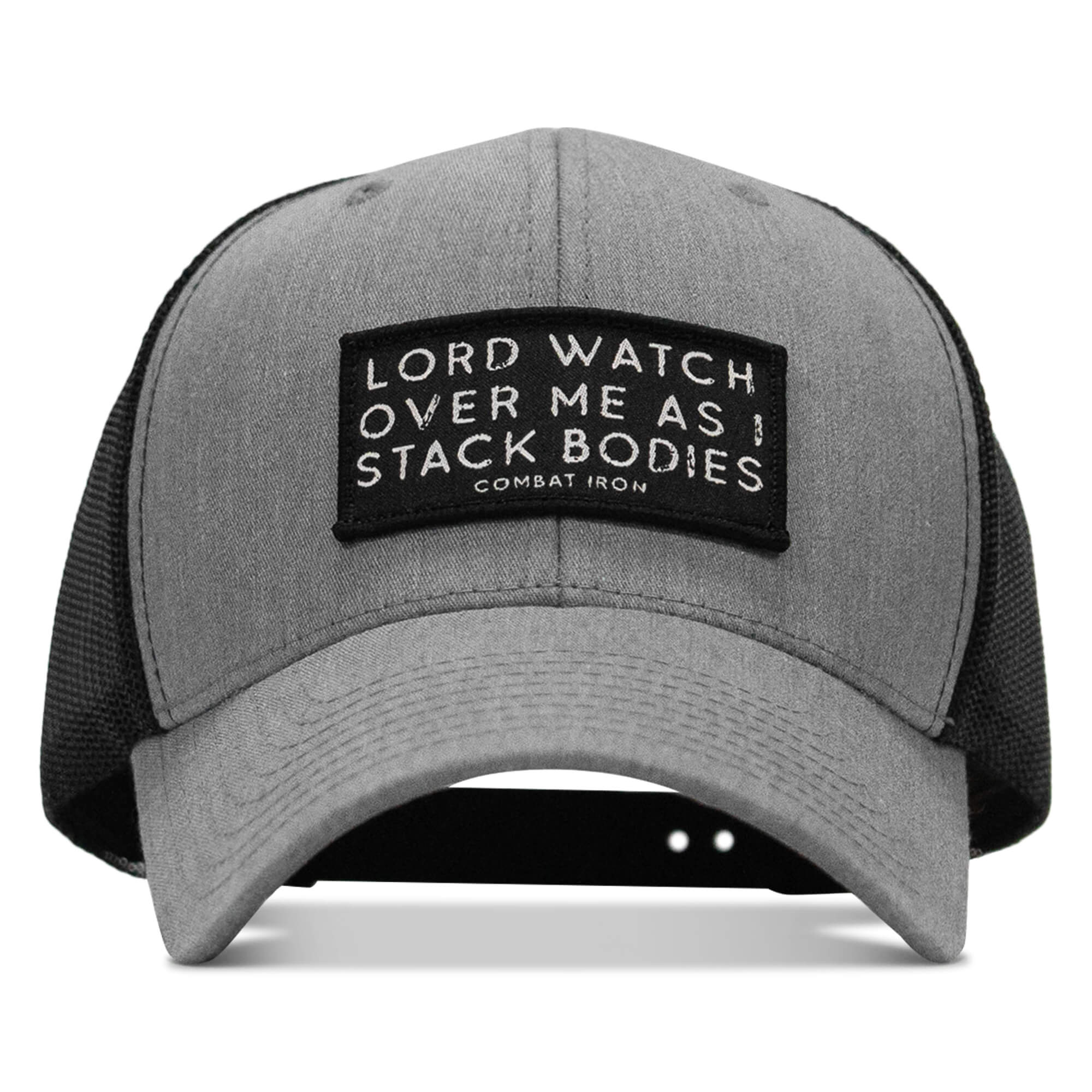 Lord Watch Over Me As I Stock Bodies Patch Hat | Combat Iron Apparel ...