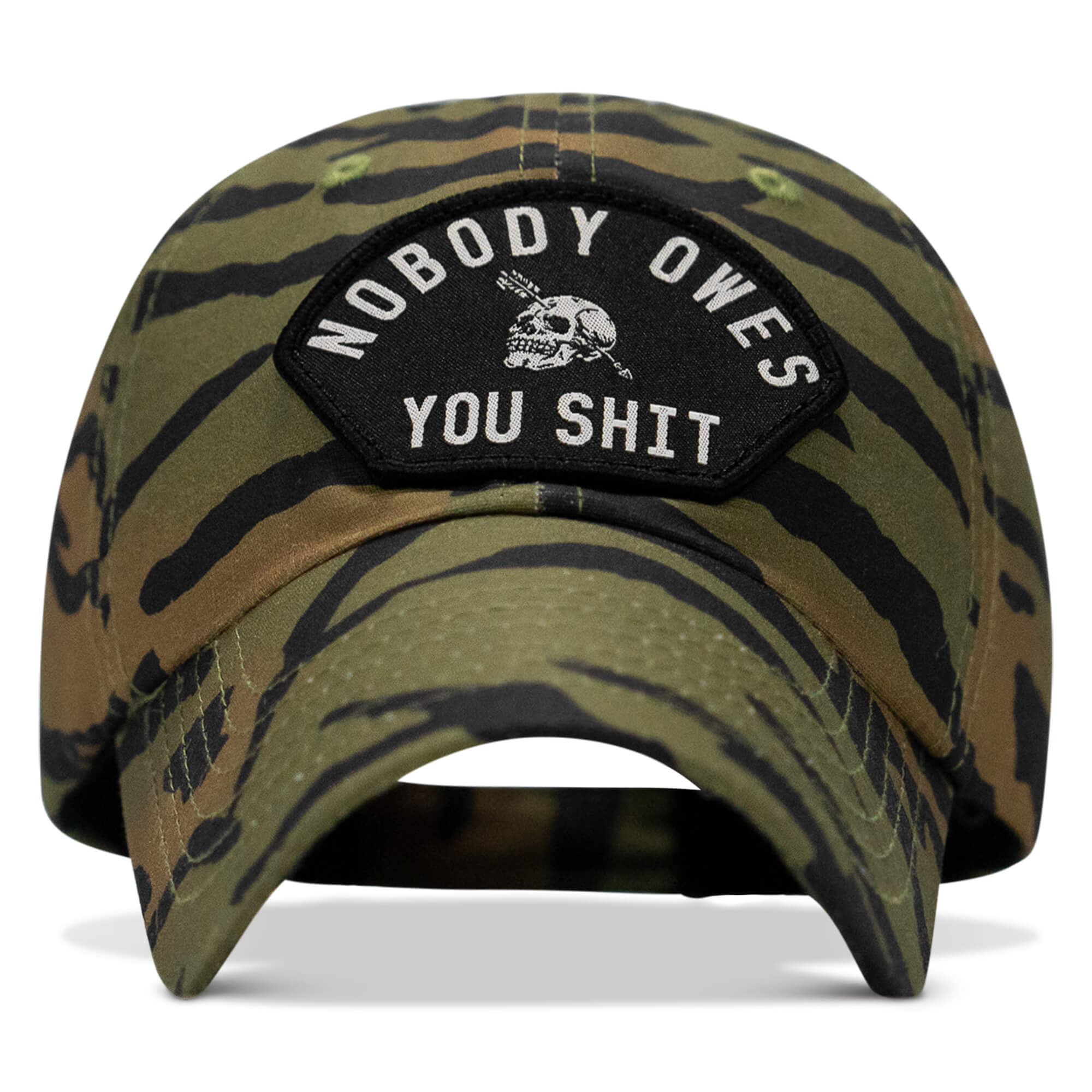 Nobody Owes You Shirt Arch Patch Ripstop Snapback Hat | Combat Iron