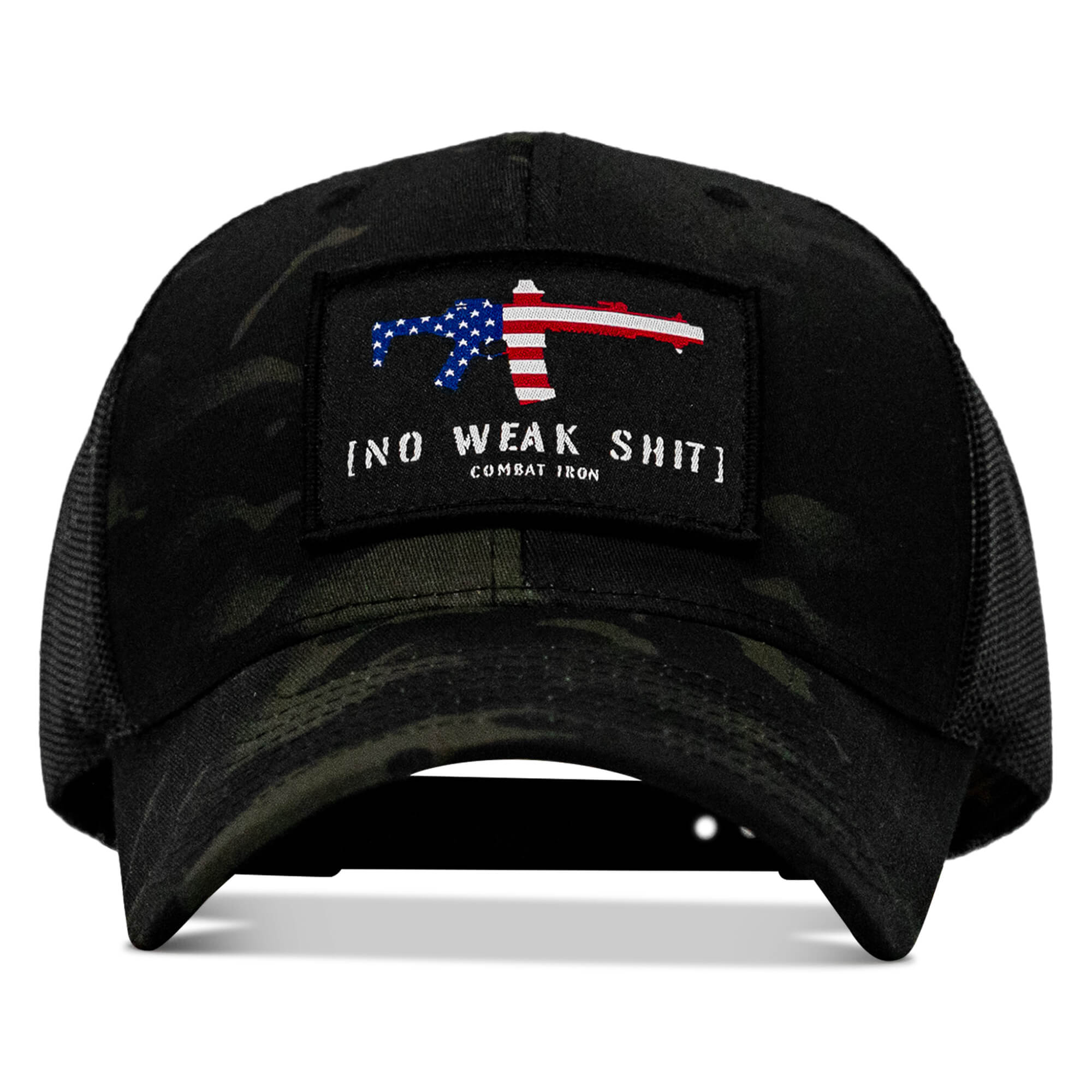No Weak Shit Patch Snapback Hat | Combat Iron Apparel Co. | Combat Iron ...