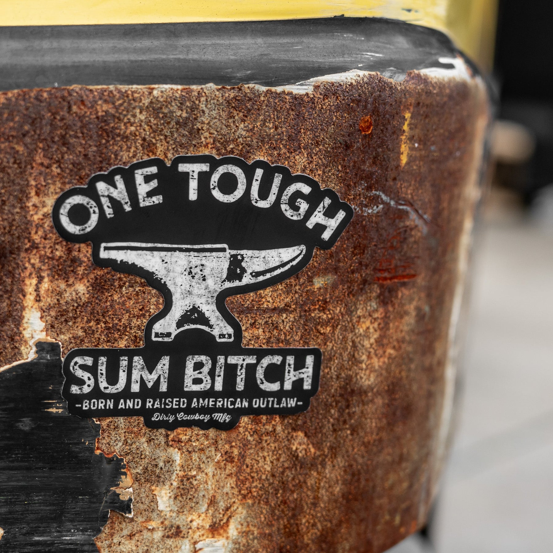 One Tough Sum Anvil Decal