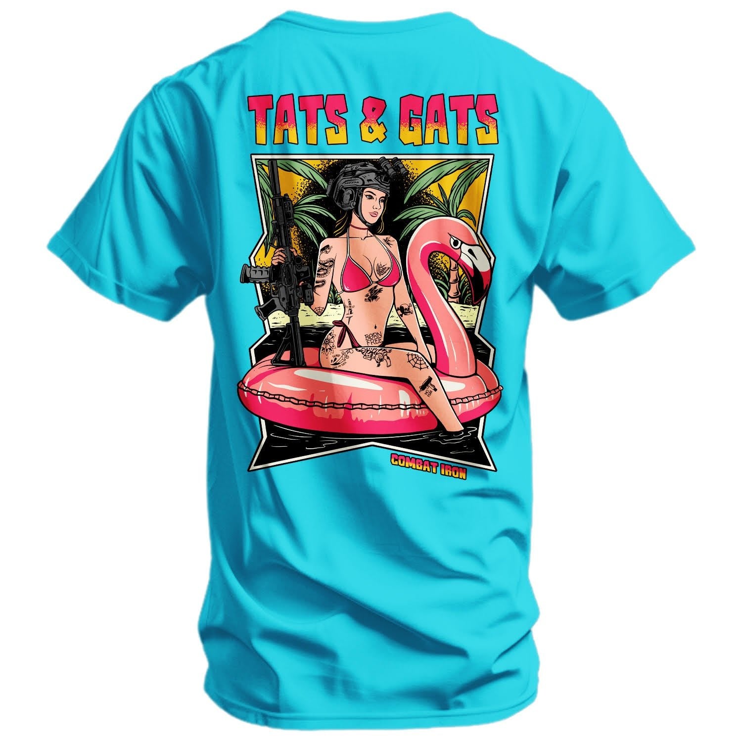 Tat's And Gat's Men's T-Shirt | Combat Iron Apparel Co. | Combat Iron ...