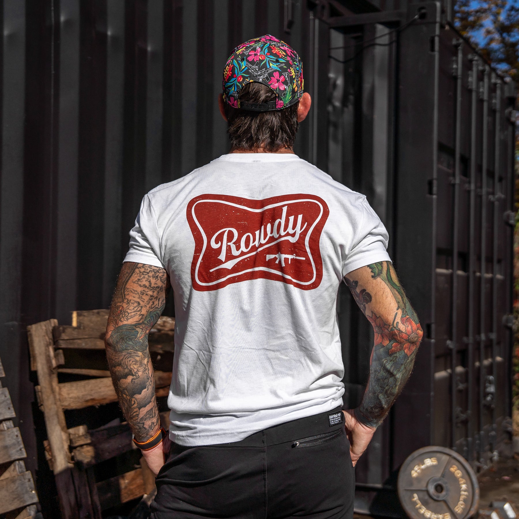 Rowdy Beer Logo Men's T-Shirt | Combat Iron Apparel Co.