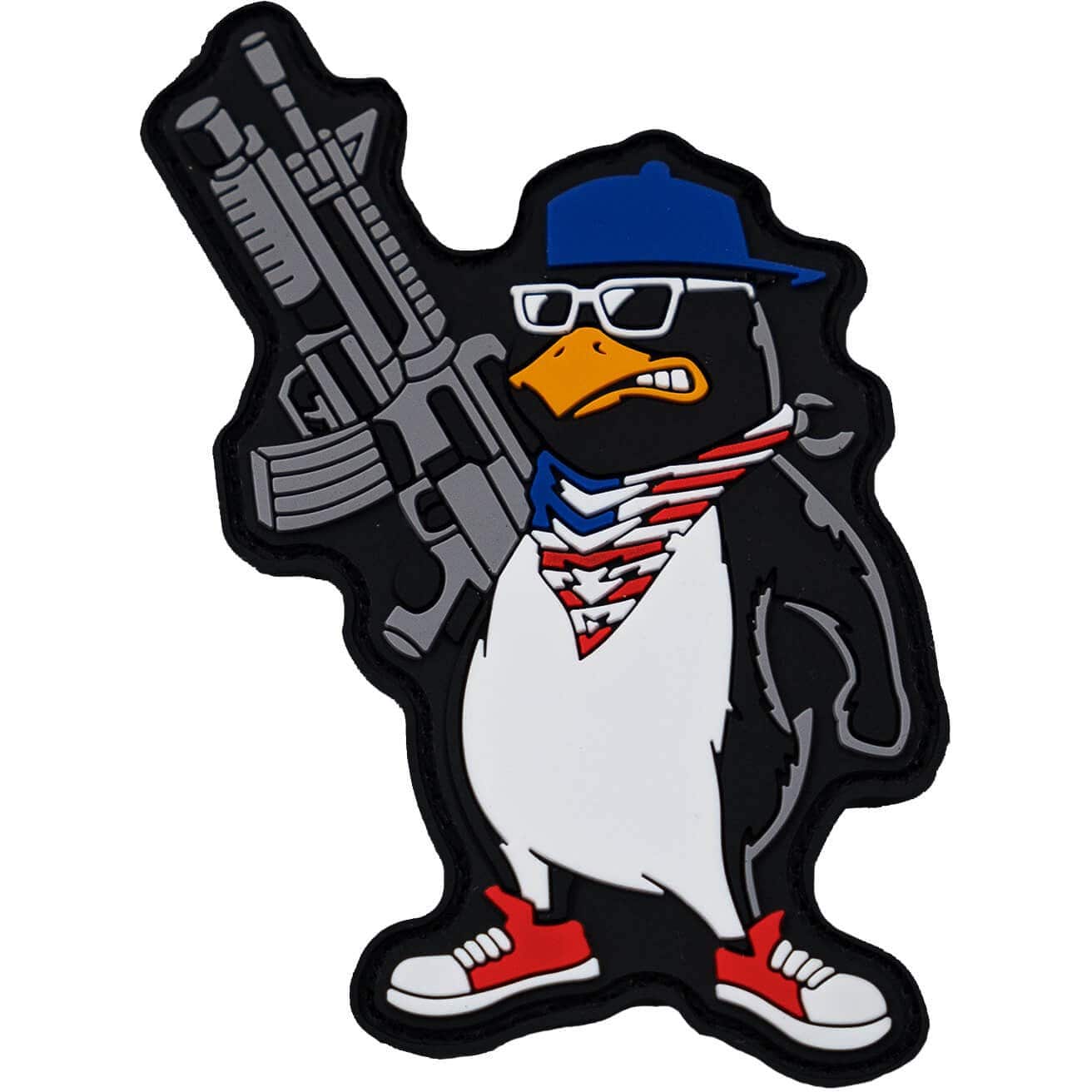 Patriotic Penguin Tactical Edition PVC Patch | Combat Iron Apparel Co ...