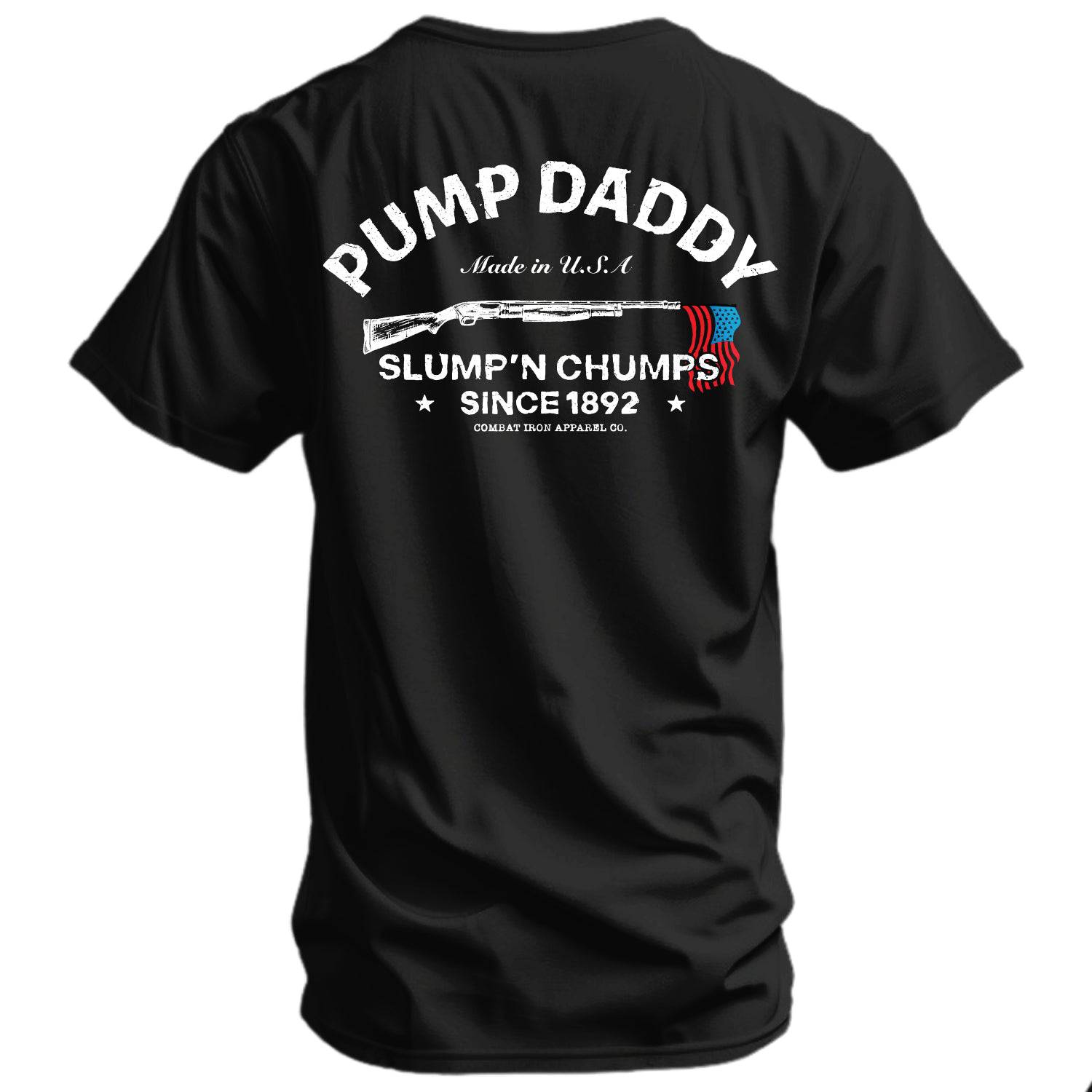 Pump Daddy Original Men's T-Shirt | Combat Iron Apparel Co.