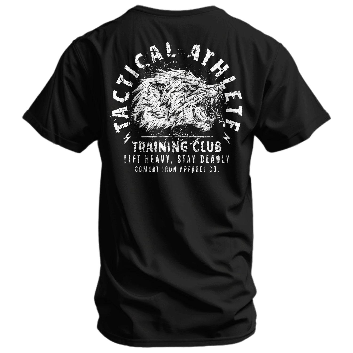 Tactical Athlete Club Wolf - Men’s T-Shirt | Combat Iron Apparel Co ...