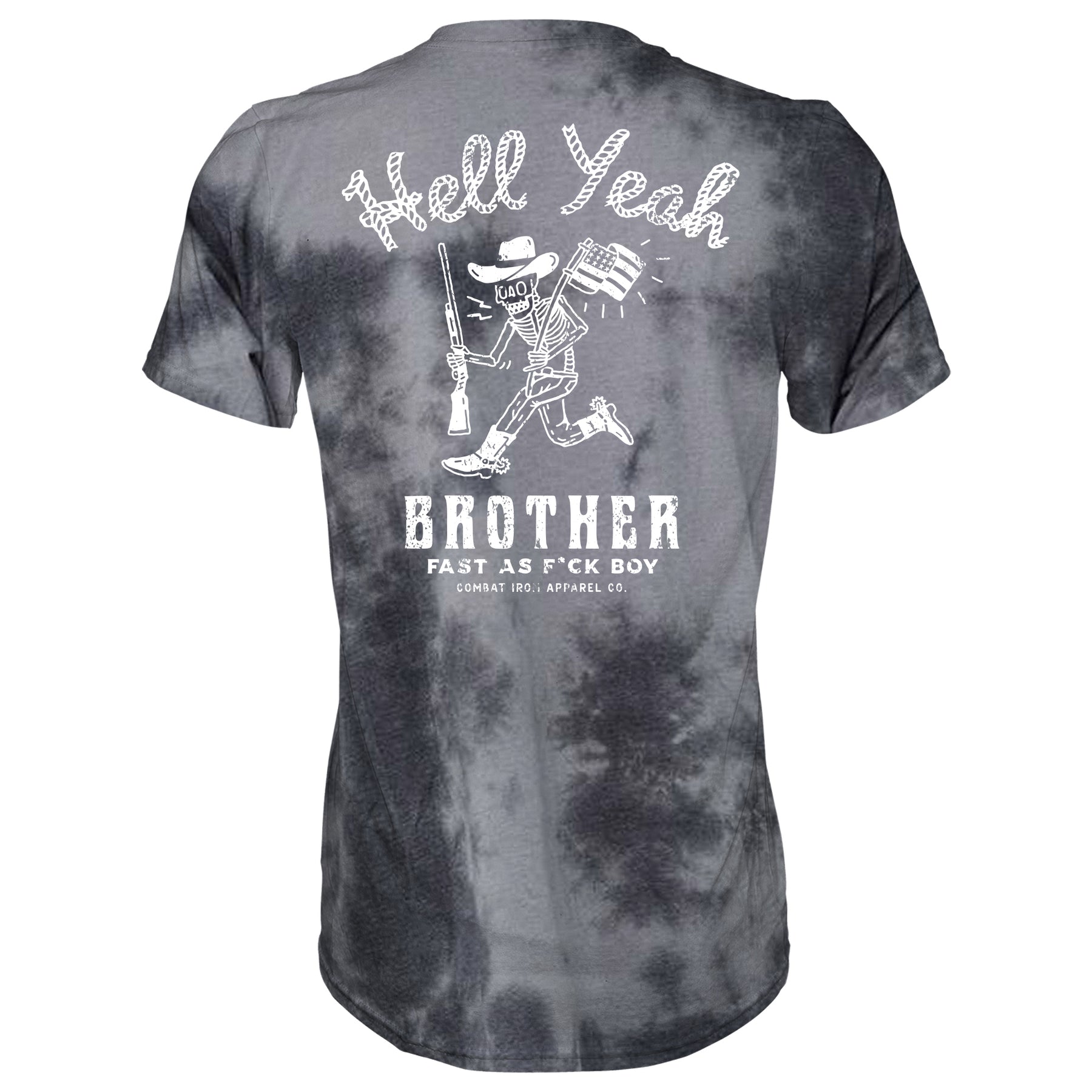 Hell Yeah Brother Cowboy Men's T-Shirt | Combat Iron Apparel Co.