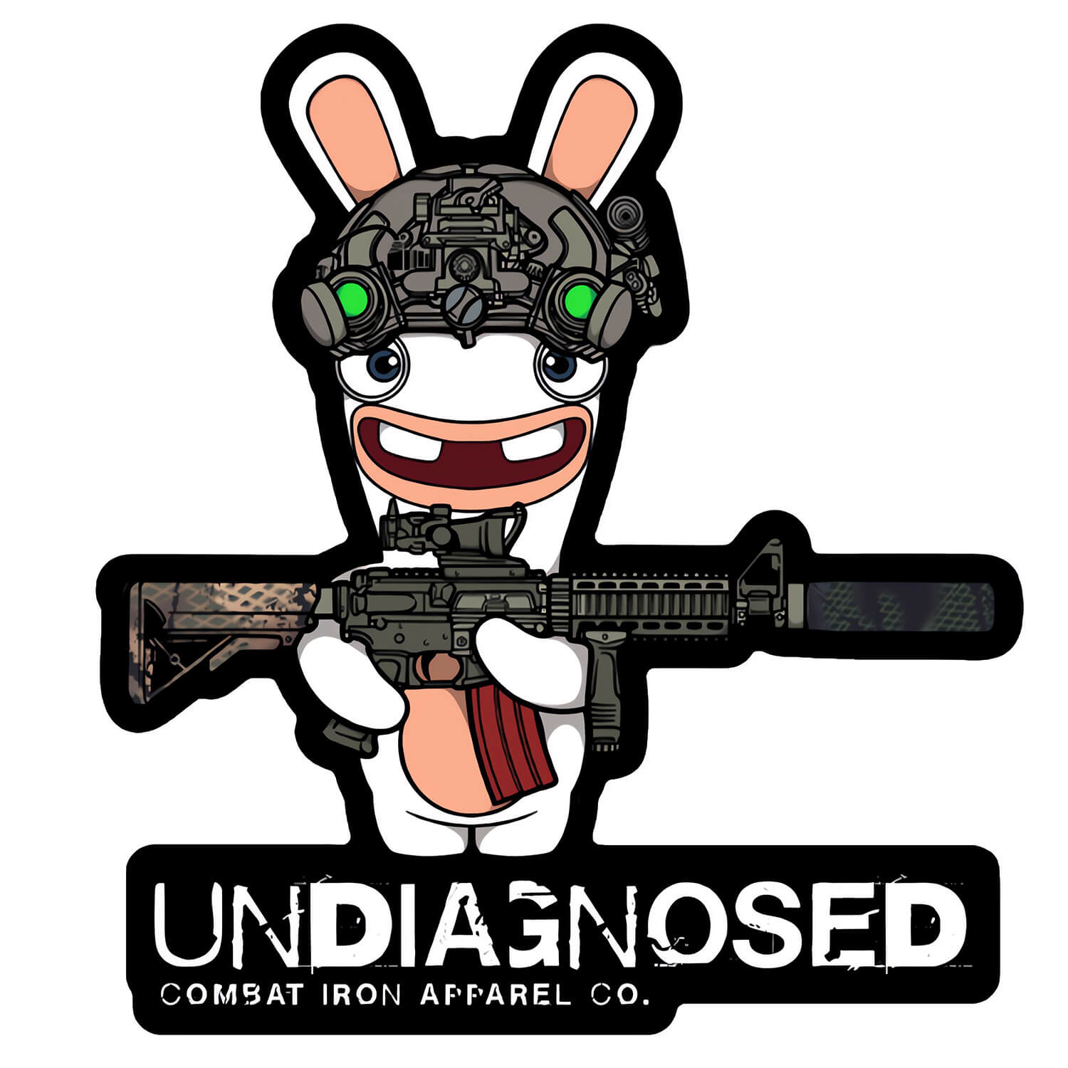Undiagnosed Lama Decal | Combat Iron Apparel Co.