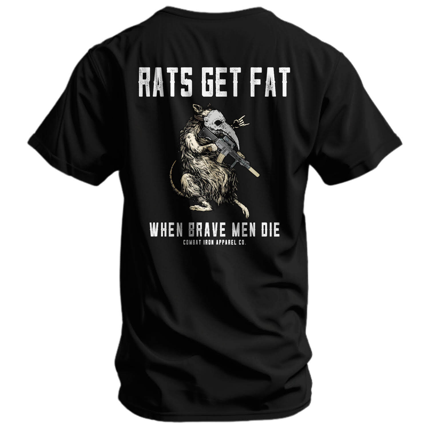 Rats Get Fat Men's T-Shirt | Combat Iron Apparel Co. | Combat Iron ...
