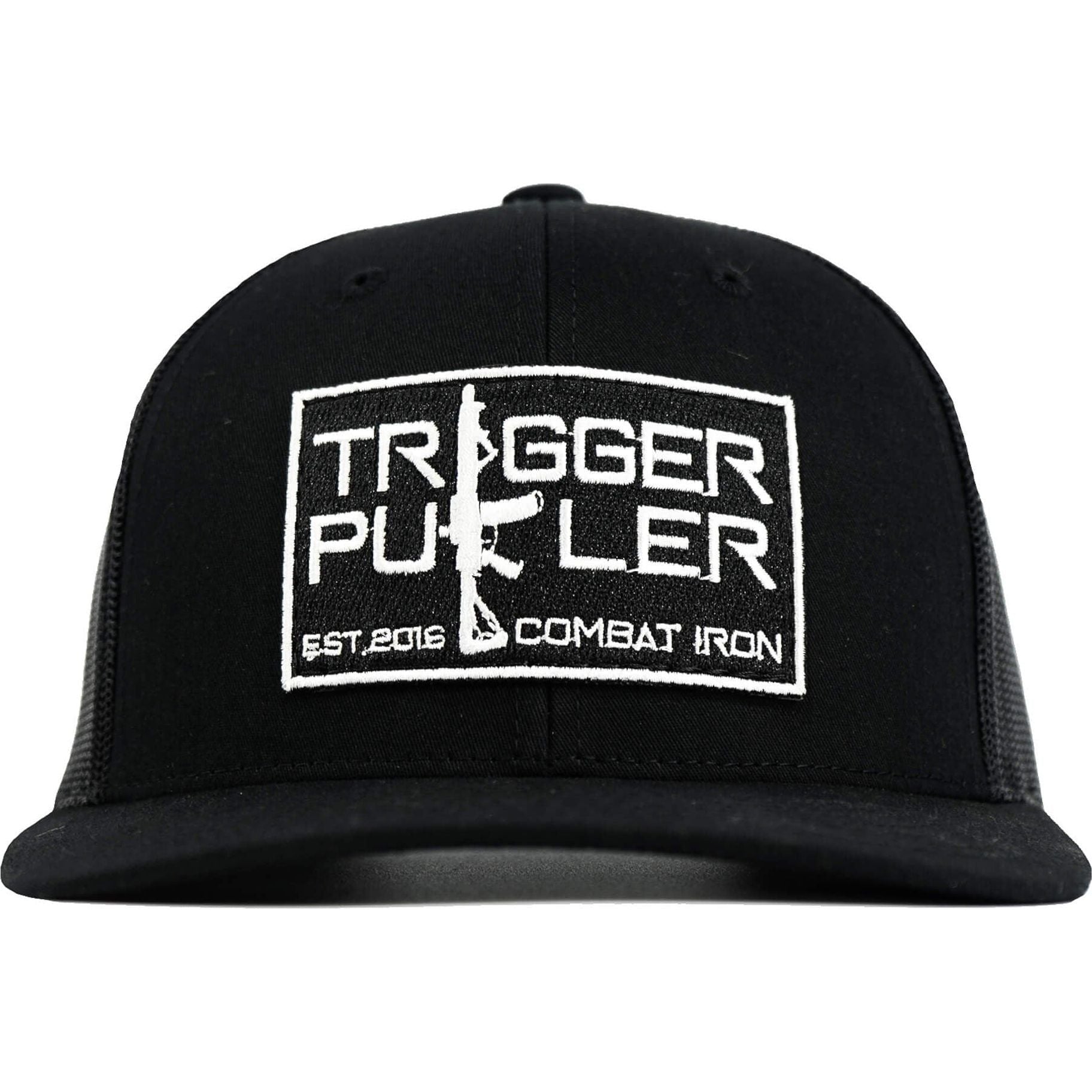 COMBAT IRON APPAREL™ Trigger Puller Patriotic Patch Mesh Snapback ...
